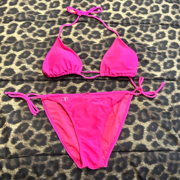 OP | Swim | Op Hot Pink Bikini Set | Poshmark